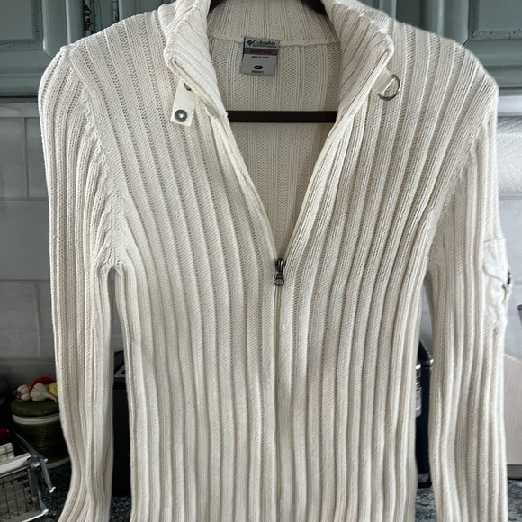 Columbia | Sweaters | Columbia 69724 Y2k Zip Military Sweater Womens M ...